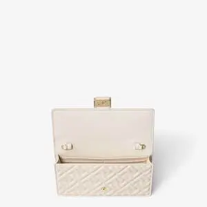 Fendi Tube Wallet On Chain Camelia Nappa Leather Wallet With Ff Motif